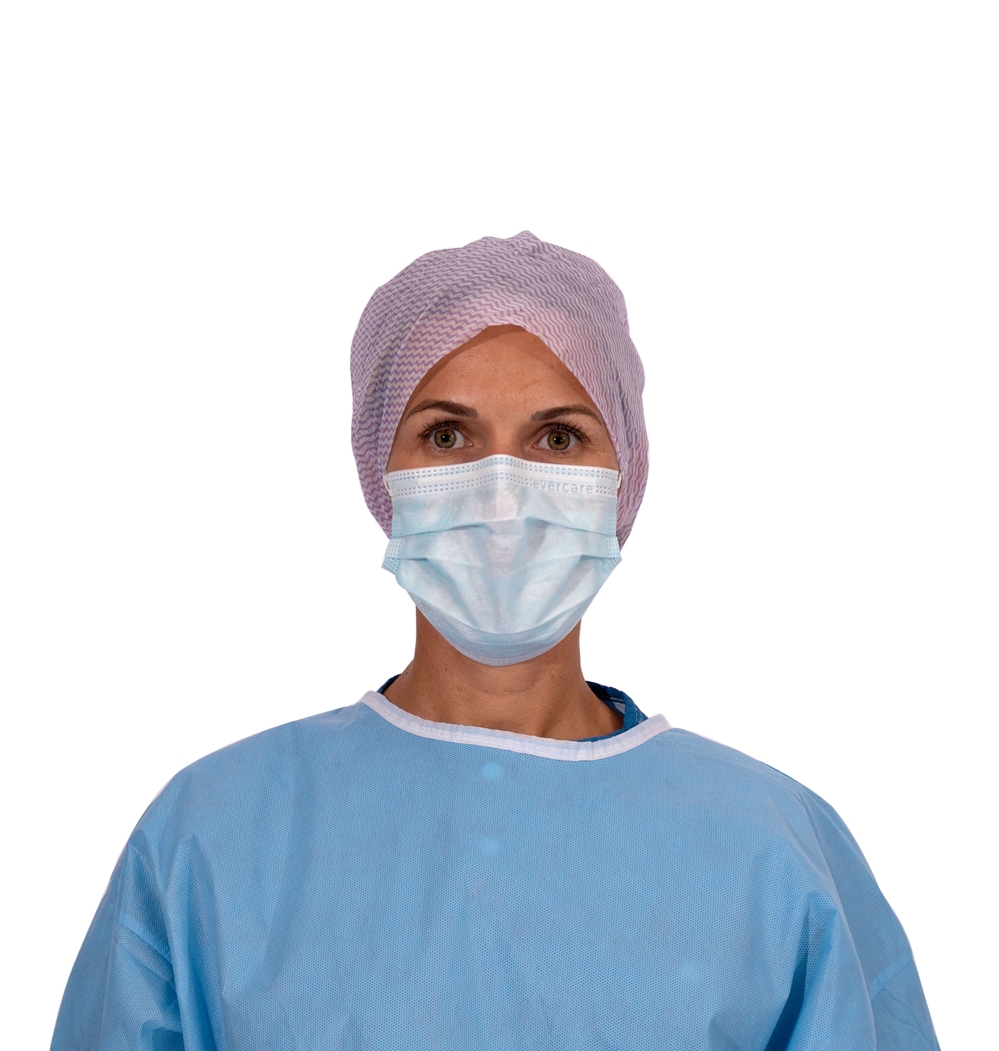 evercare® Medical face mask Multifix Starline, standard, with earloops ...